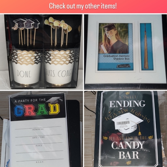 Amazon | Party Supplies | Congrats Grad Foam Yard Stake Sign Party ...